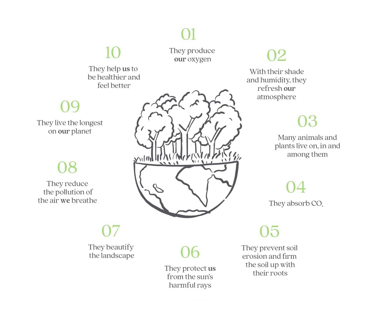 One person. One tree